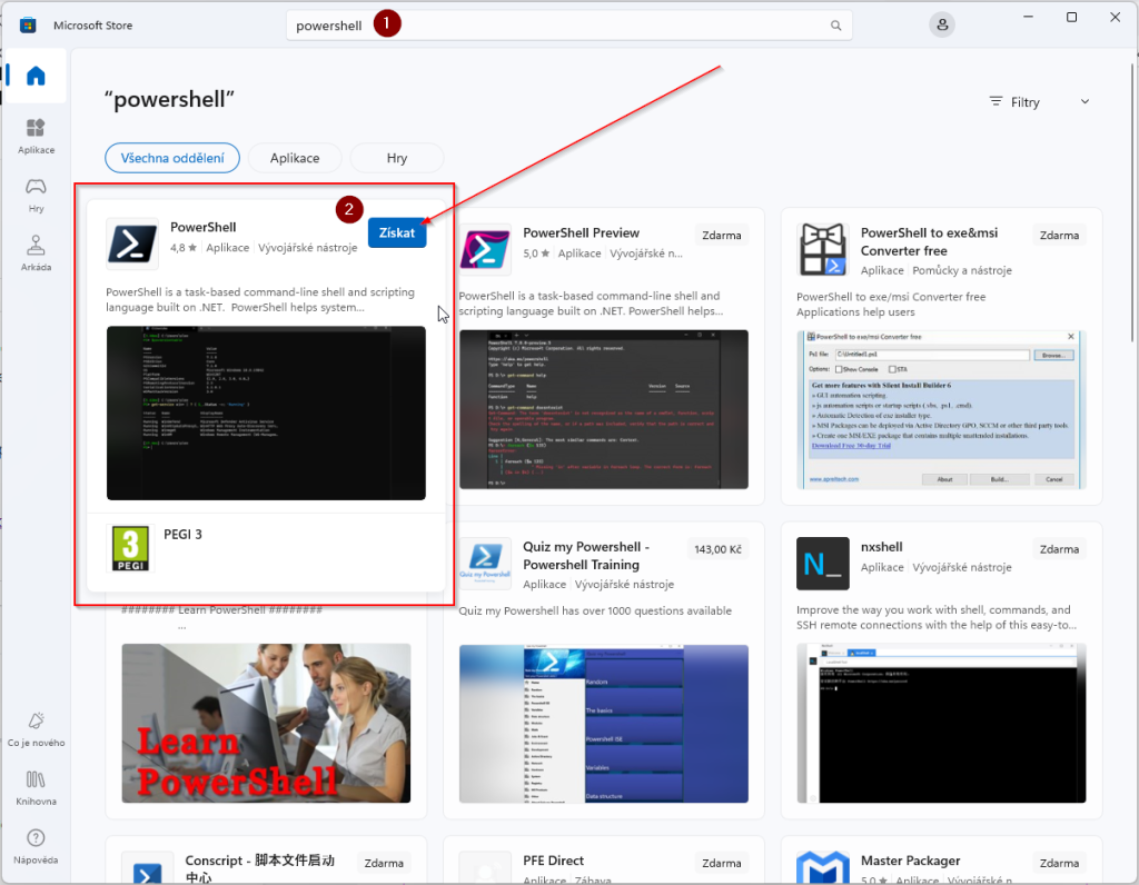 Instalace PowerShell 7 - Miroslav Šraga
